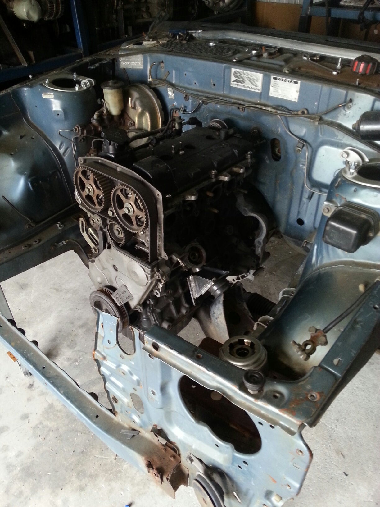 3sgte rwd toyota corolla KE70 AE71 engine conversion kit motor mounts ...