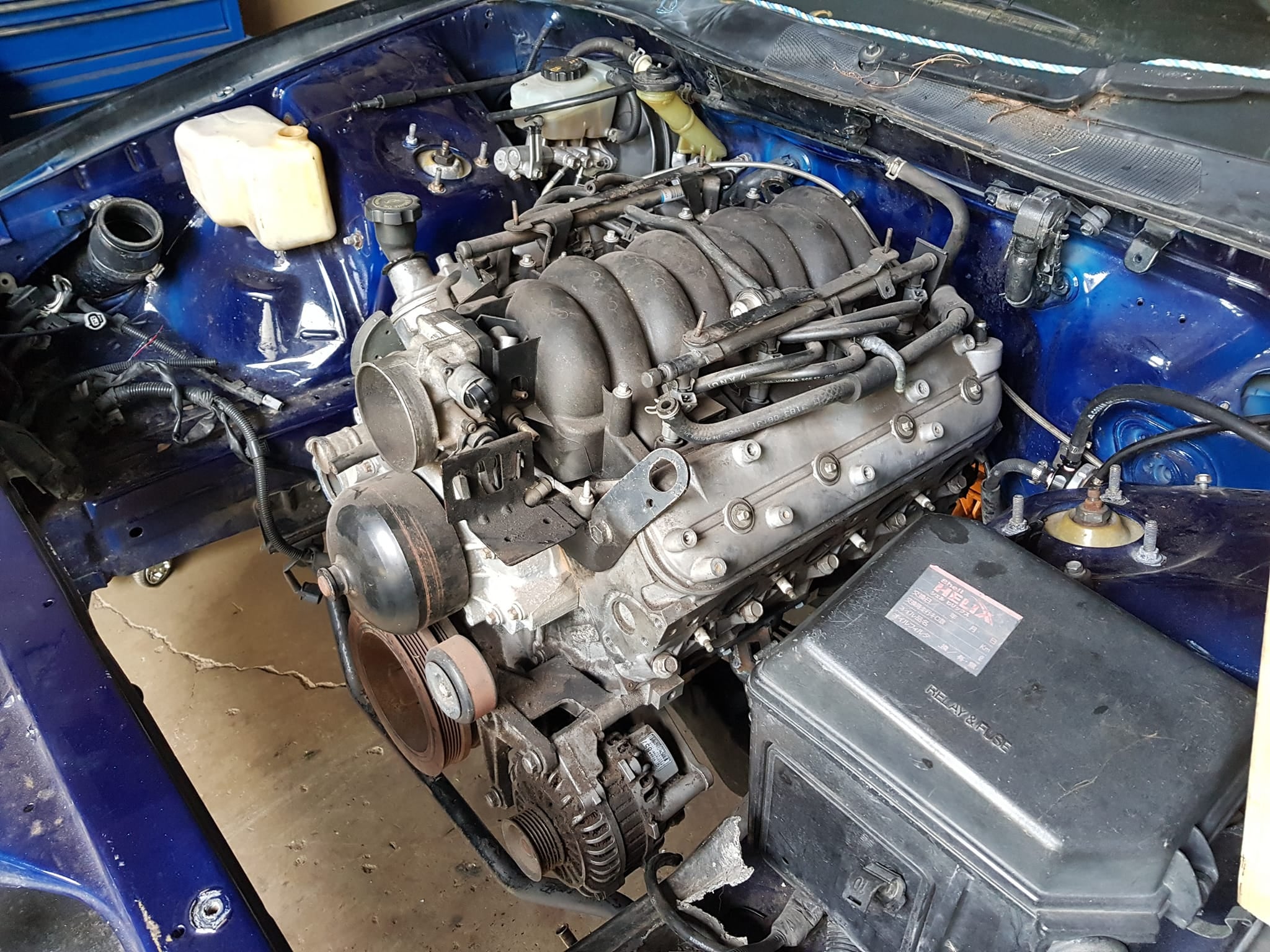 LS1 LS2 LS3 L98 toyota chaser JZX90 engine swap conversion mount kit ...