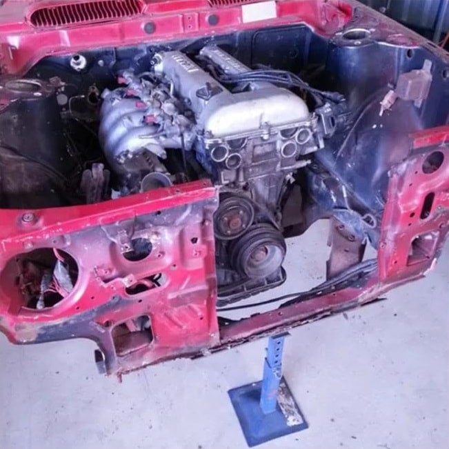 Toyota corolla KE20 KE25 custom engine conversion motor mount swap kit ...