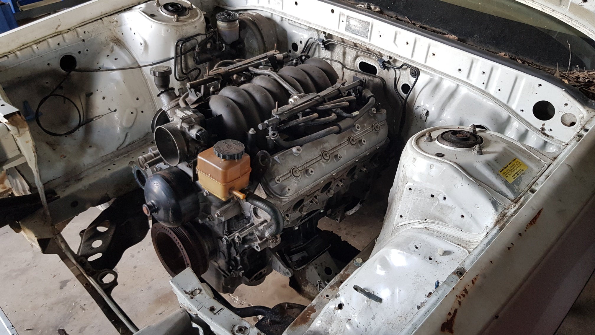 LS1 MX73 toyota cressida engine conversion T56 mounts swap kit L98 LS3 ...