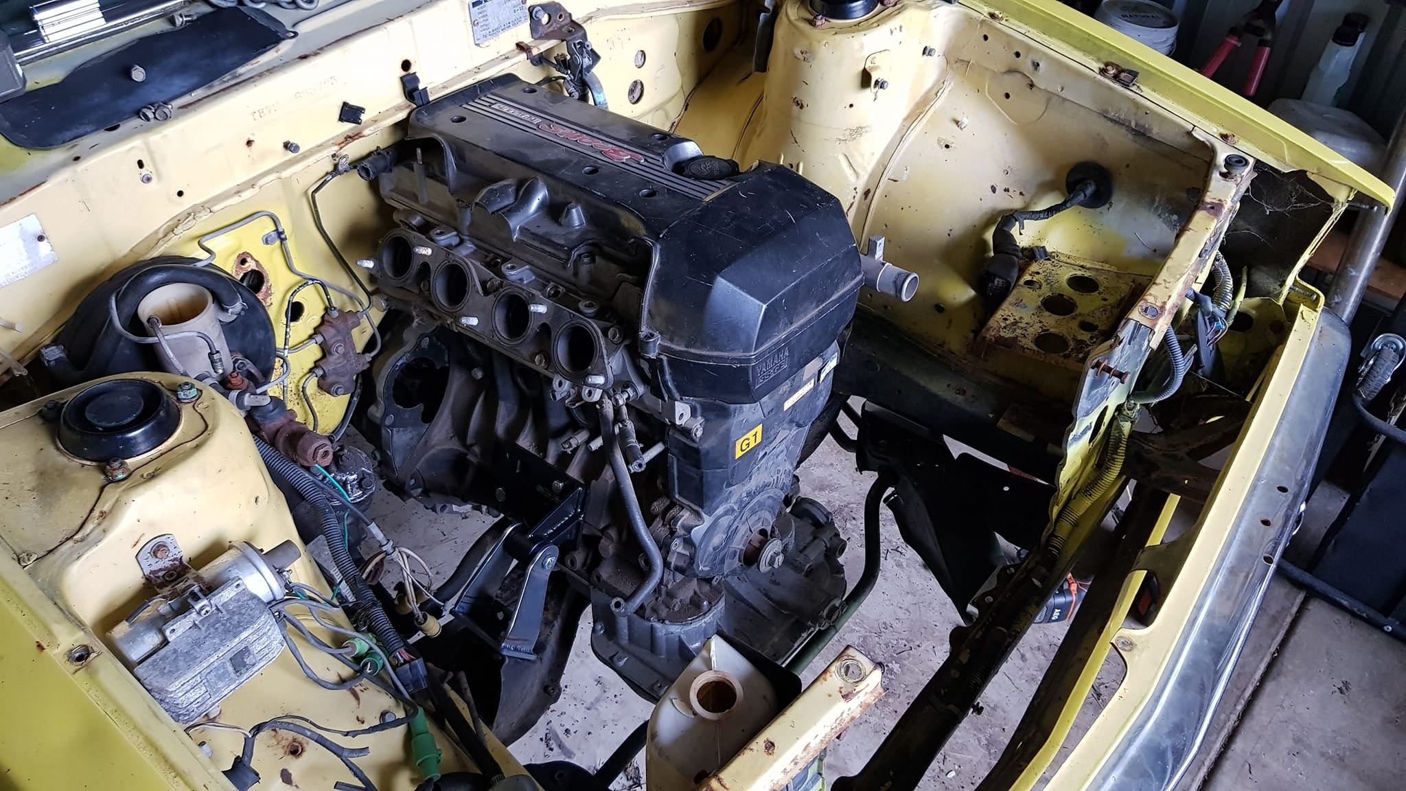 3SGE BEAMS TE72 engine conversion motor swap kit custom J160 T18 | KE ...