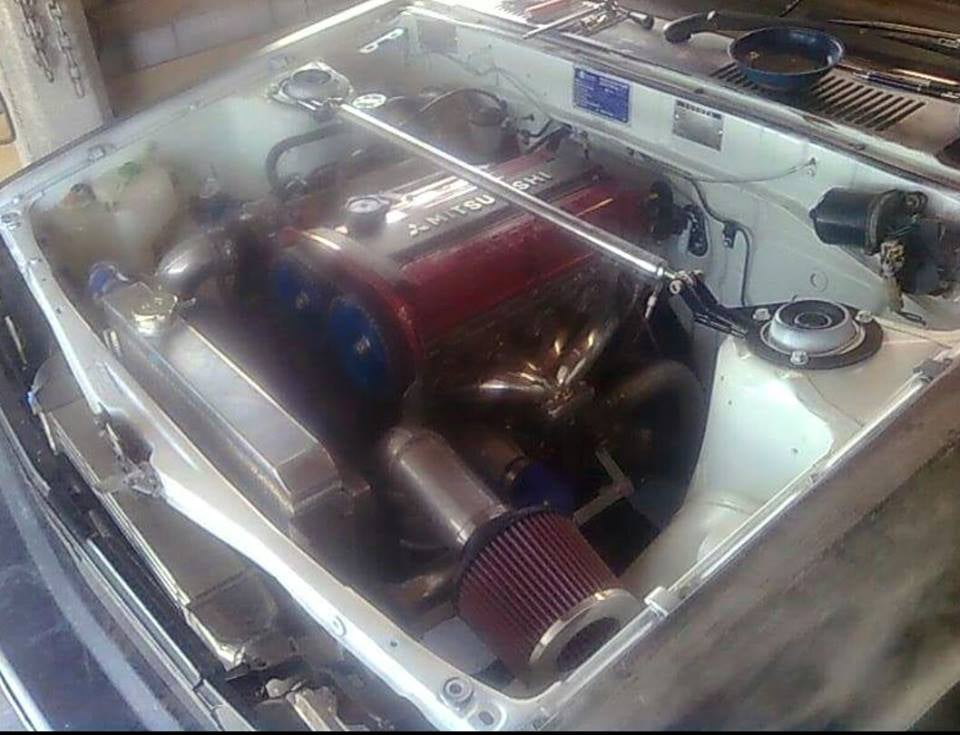 evo 4g63 ke70 ae71 corolla engine conversion kit custom swap motor ...