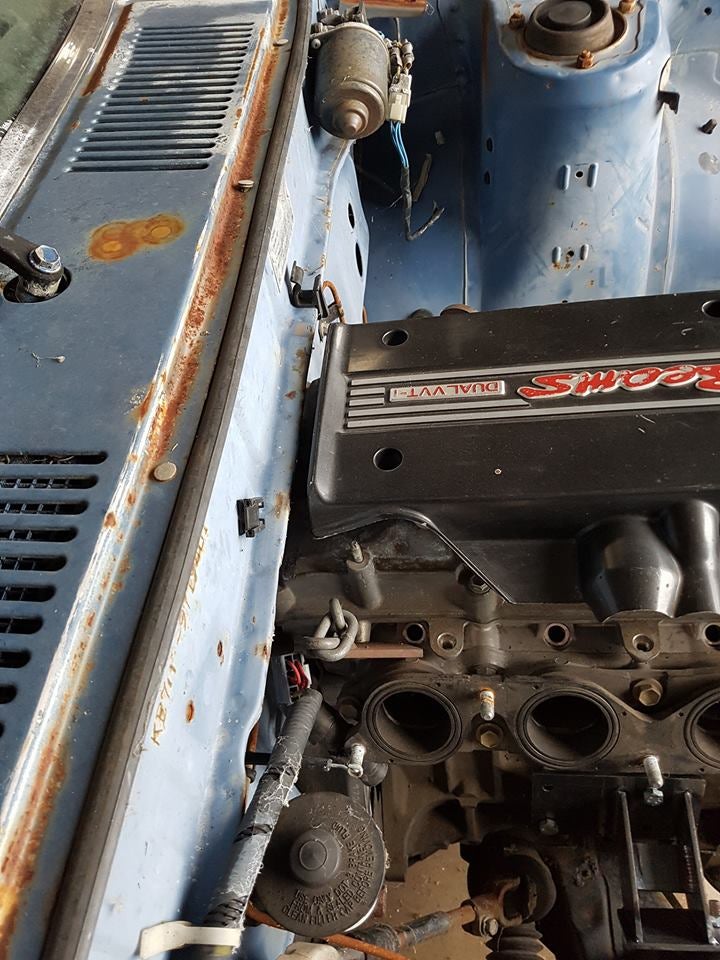 Toyota corolla KE70 AE71 3SGE BEAMS engine conversion kit mounts swap ...