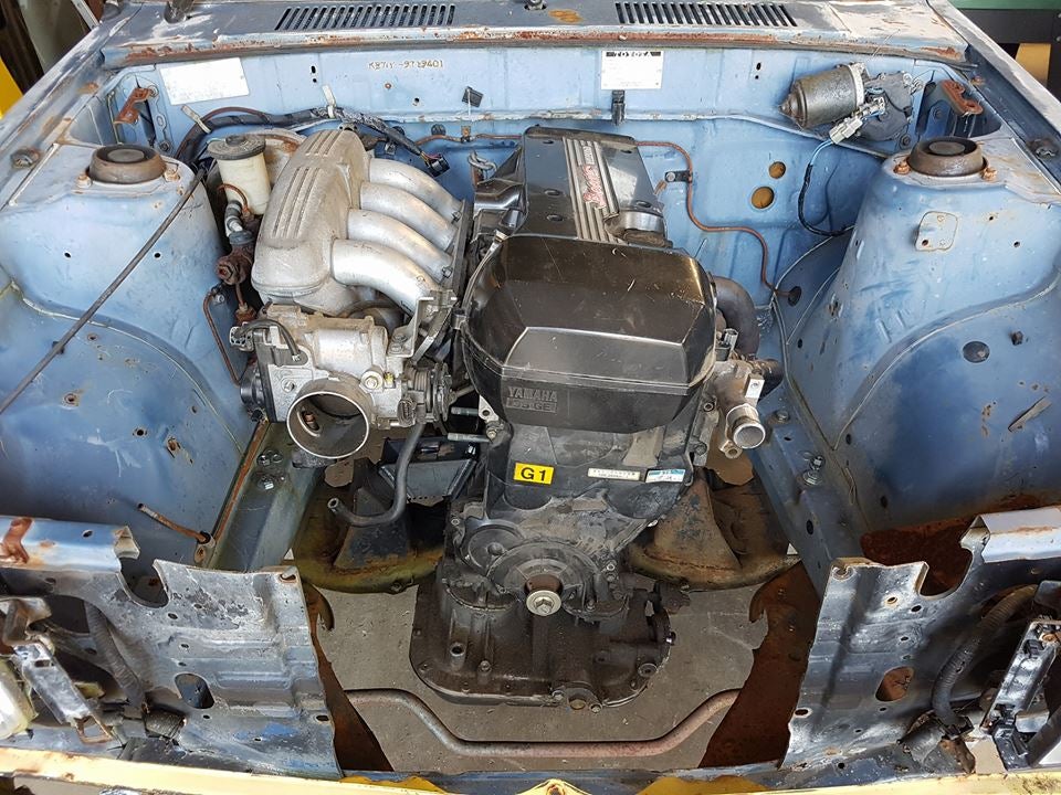 toyota corolla ke70 ae71 sedan panelvan 3sge beams engine conversion ...
