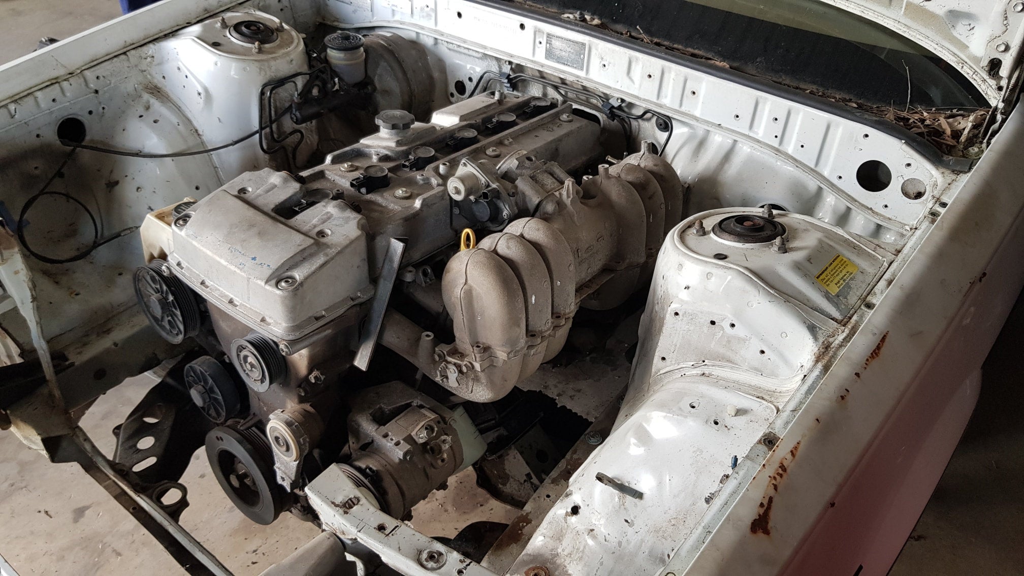 MX73 Cressida Barra 4.0 falcon engine crossmember conversion kit swap ...