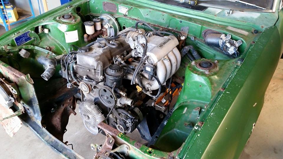 3RZ into RA23 with KE70 crossmember and rack and pinion conversion | KE ...