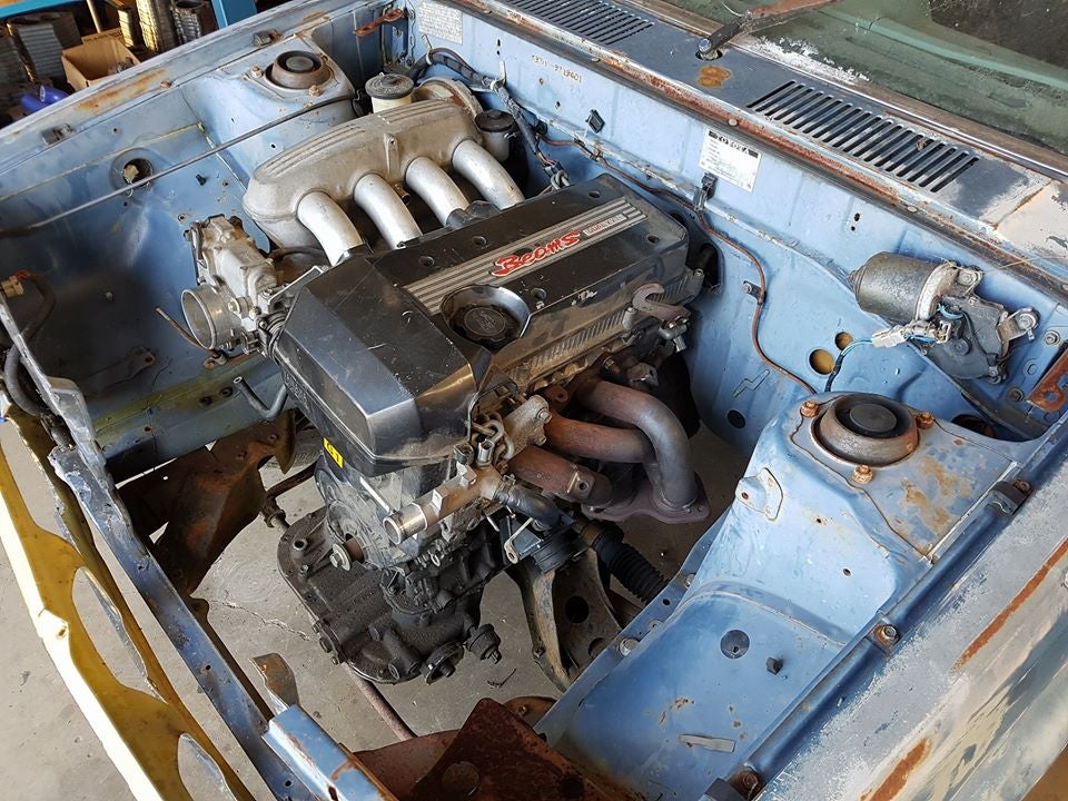 toyota corolla ke70 ae71 sedan panelvan 3sge beams engine conversion ...
