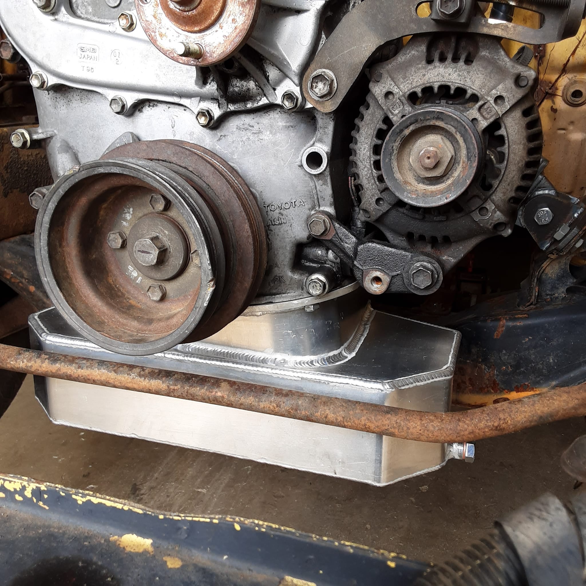 Toyota corona ST141 3RZ 3RZFE engine swap custom mounts conversion kit ...