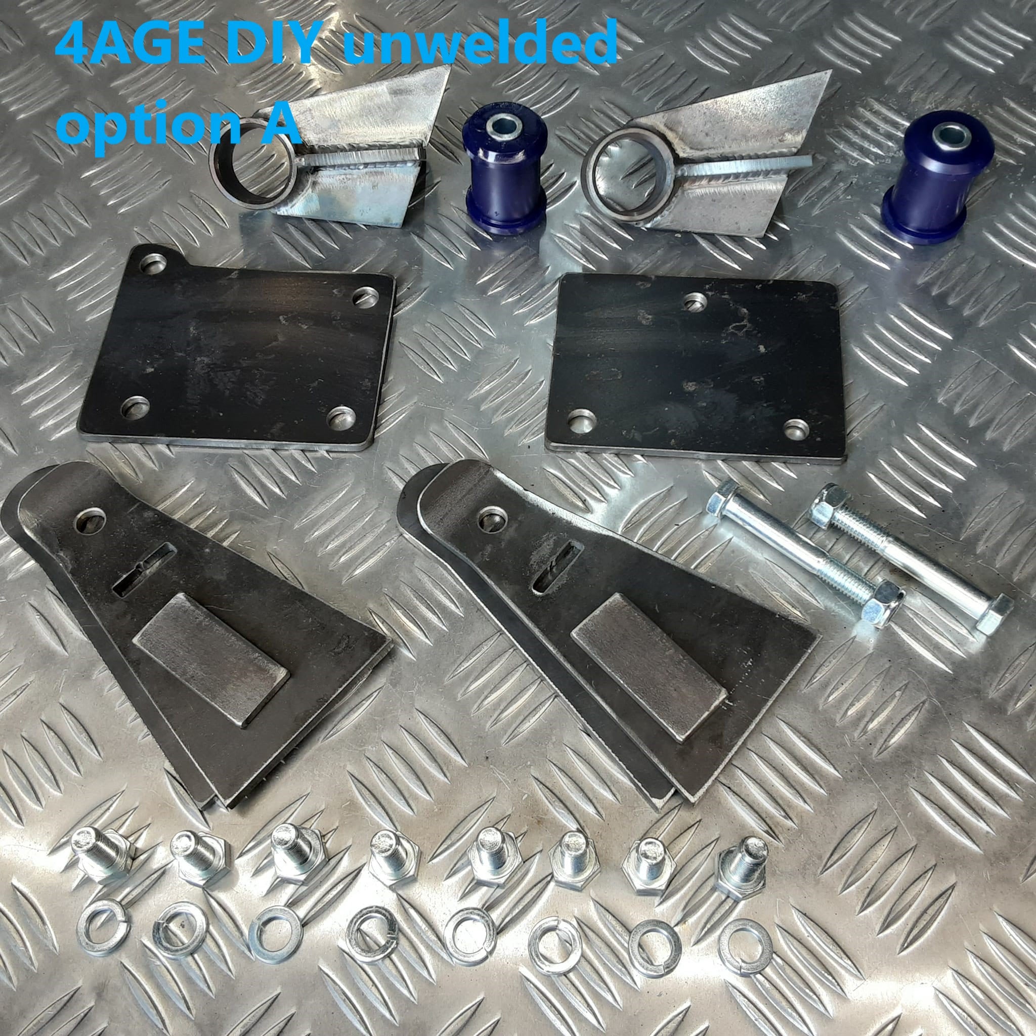 4age 16v 20v universal DIY engine mount kit custom motor conversion ...