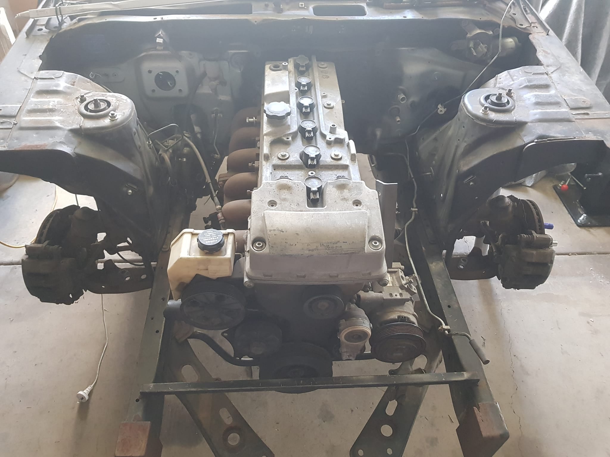 R33 skyline engine conversion kit BARRA T5 T56 swap motor mounts | KE ...