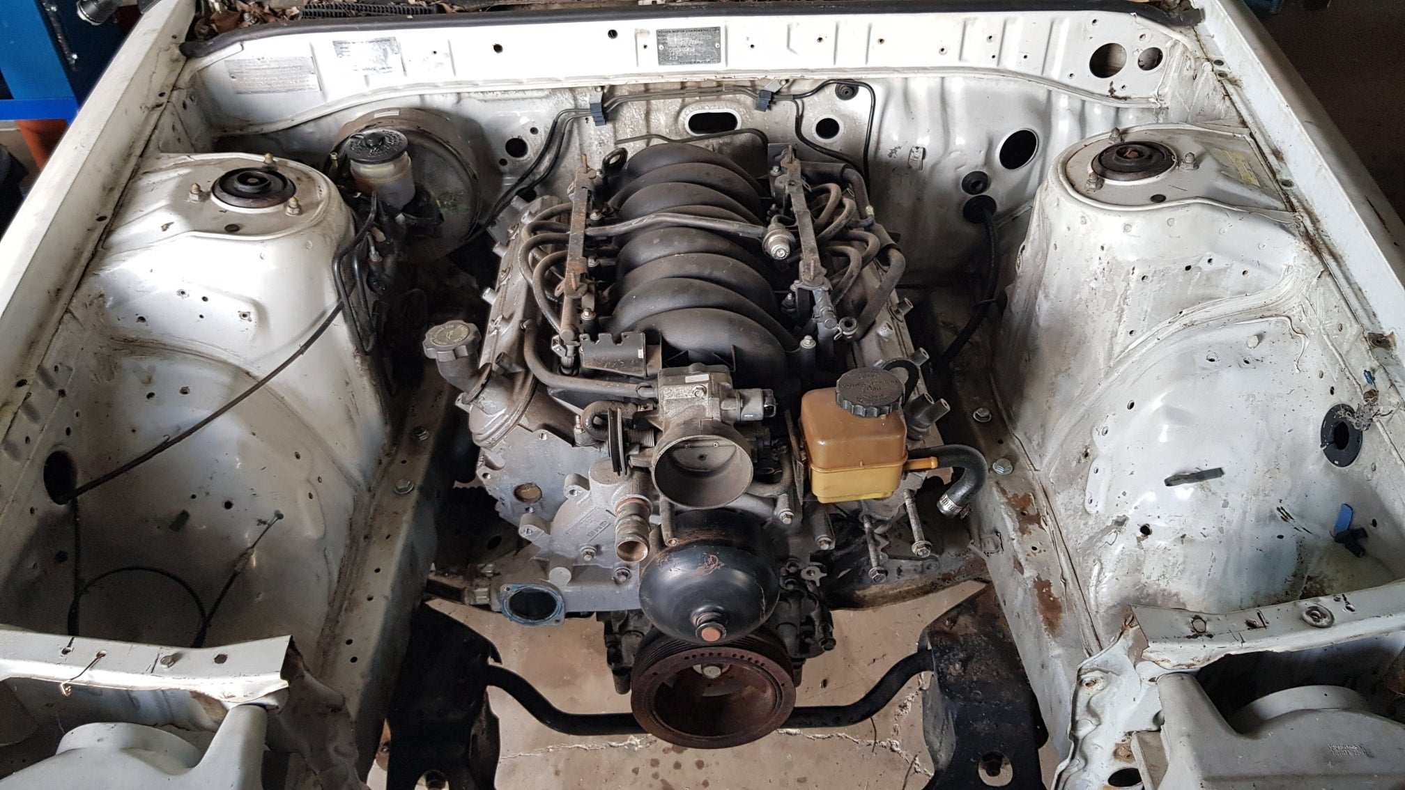 LS1 MX73 toyota cressida engine conversion T56 mounts swap kit L98 LS3 ...