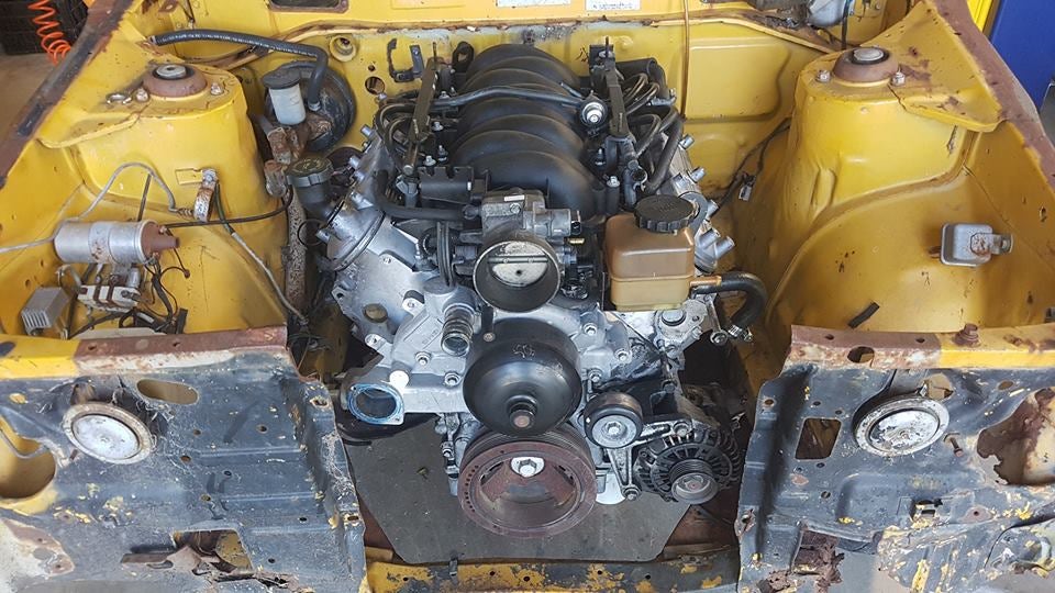 LS1 TE31 toyota corolla engine conversion swap kit V8 motor mounts | KE ...