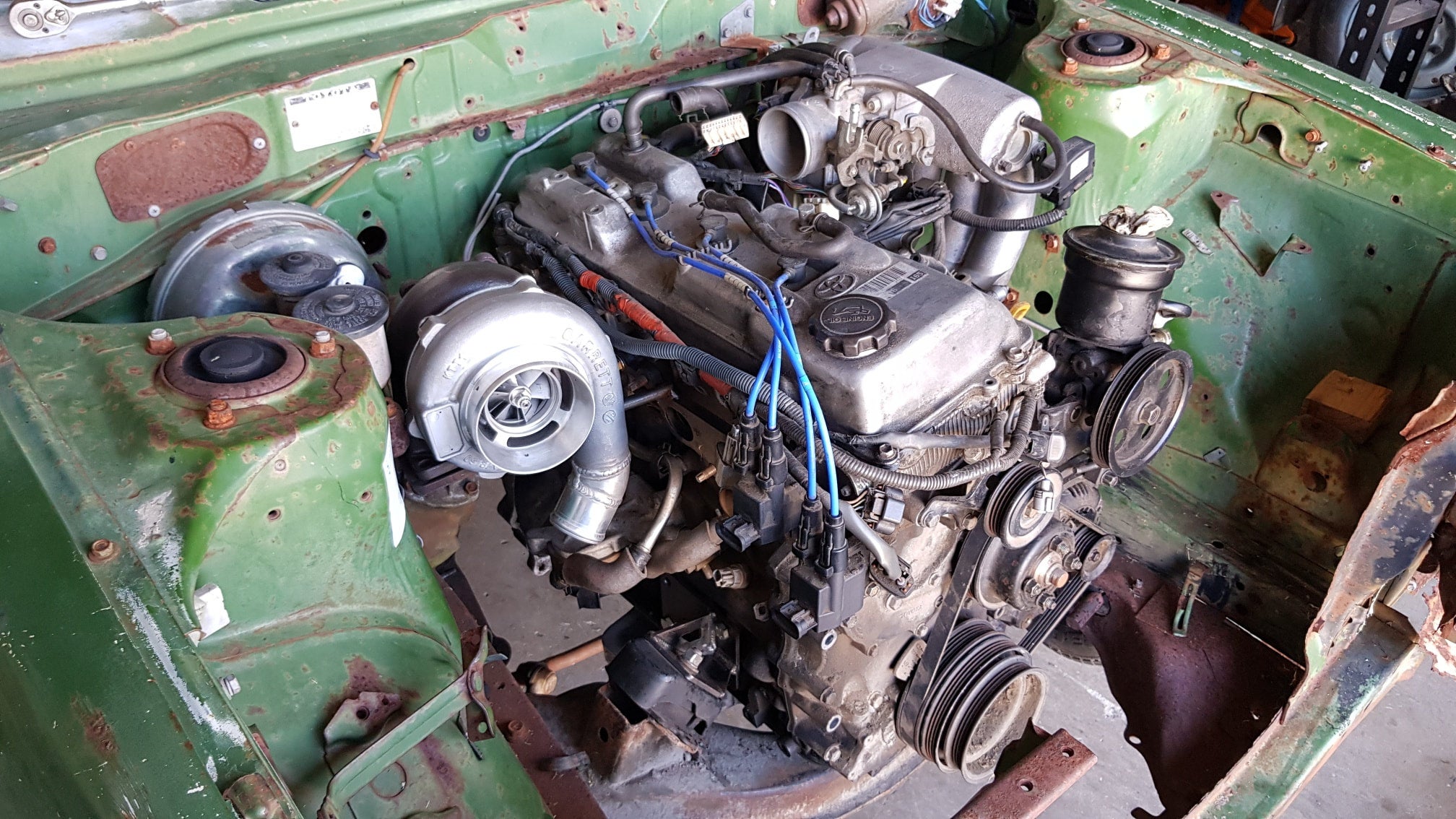 2RZ 3RZ 3RZFE RA23 RA28 toyota celica engine swap conversion motor ...