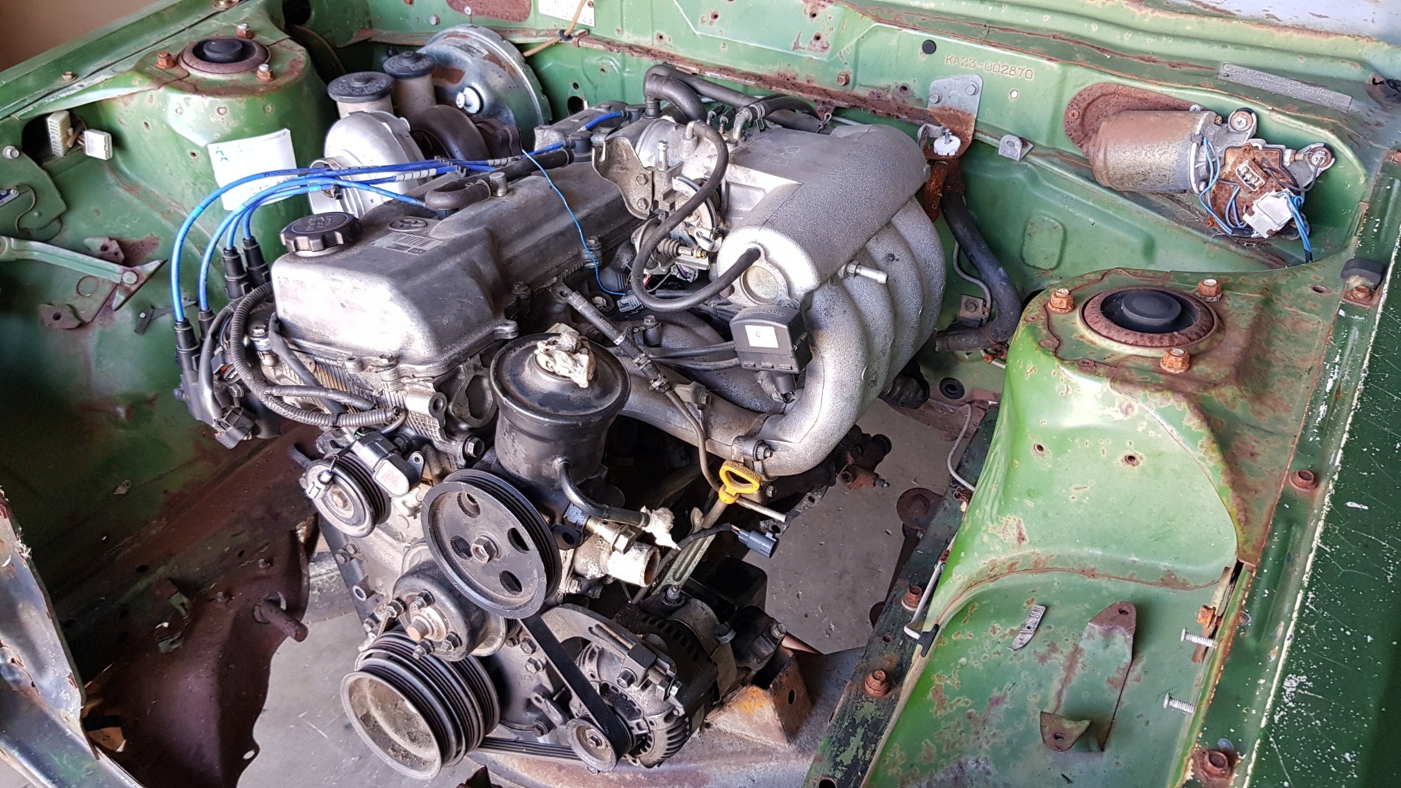 2RZ 3RZ 3RZFE RA23 RA28 toyota celica engine swap conversion motor ...