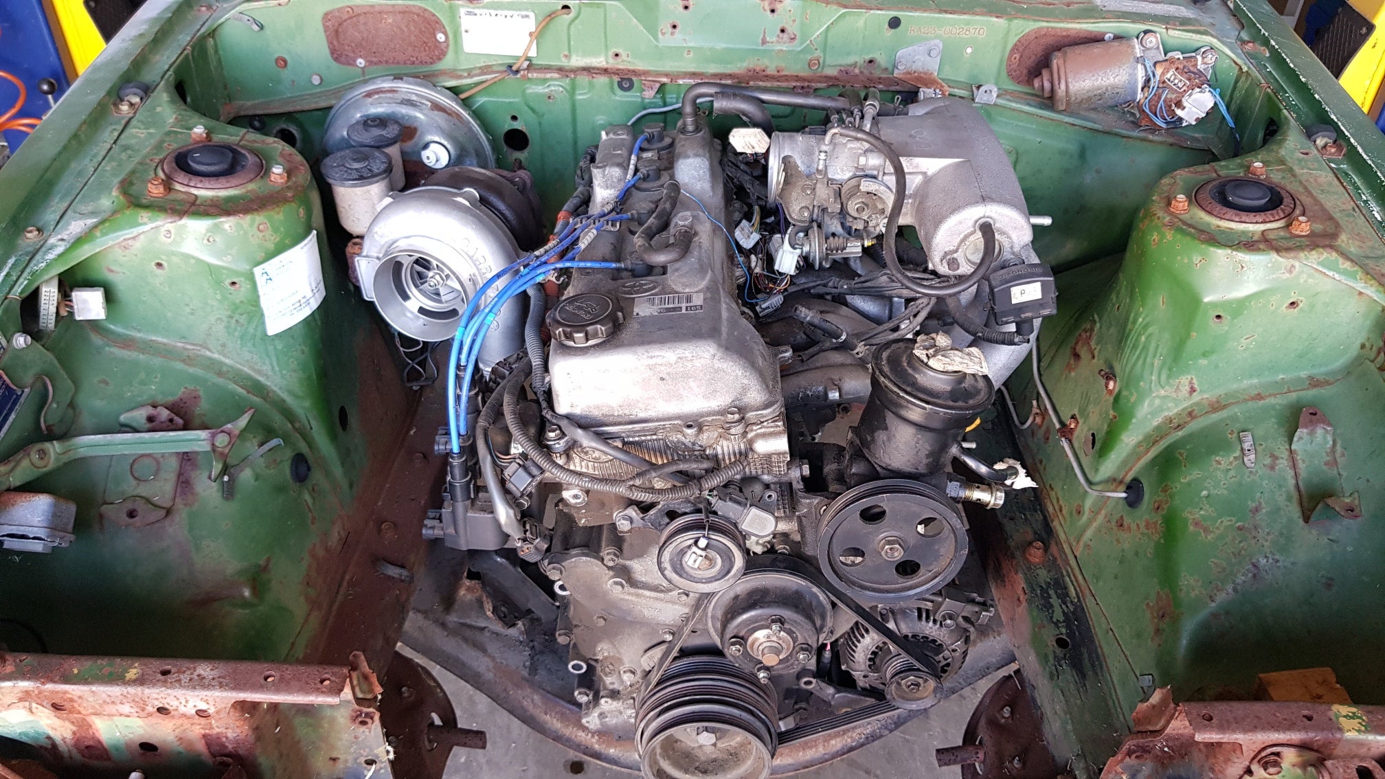 2RZ 3RZ 3RZFE RA23 RA28 toyota celica engine swap conversion motor ...