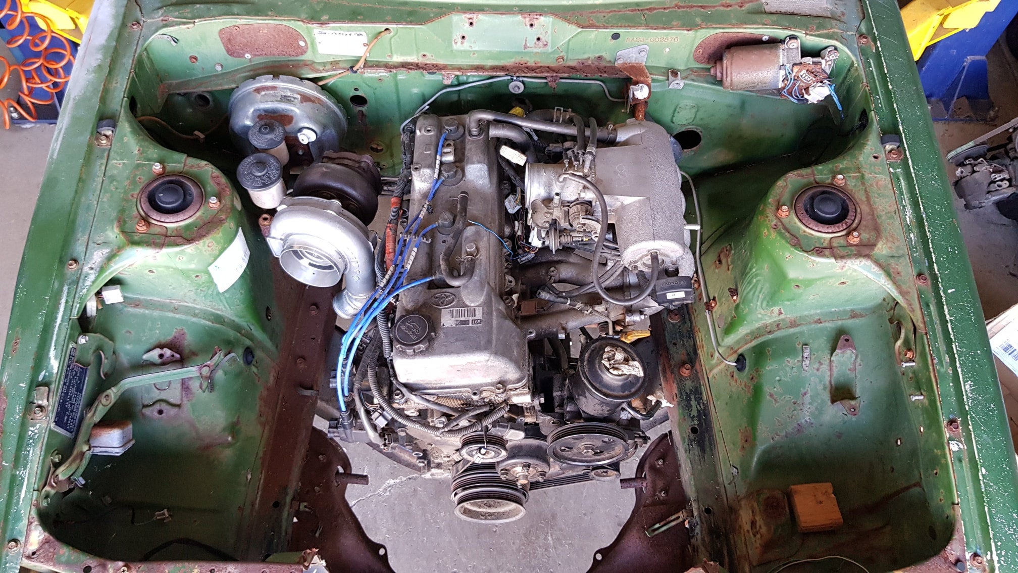 2RZ 3RZ 3RZFE RA23 RA28 toyota celica engine swap conversion motor ...