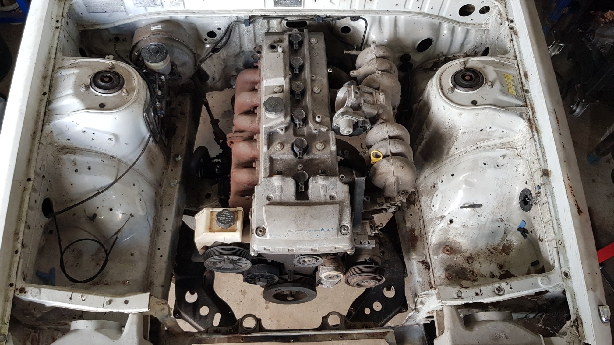MX73 Cressida Barra 4.0 falcon engine crossmember conversion kit swap ...