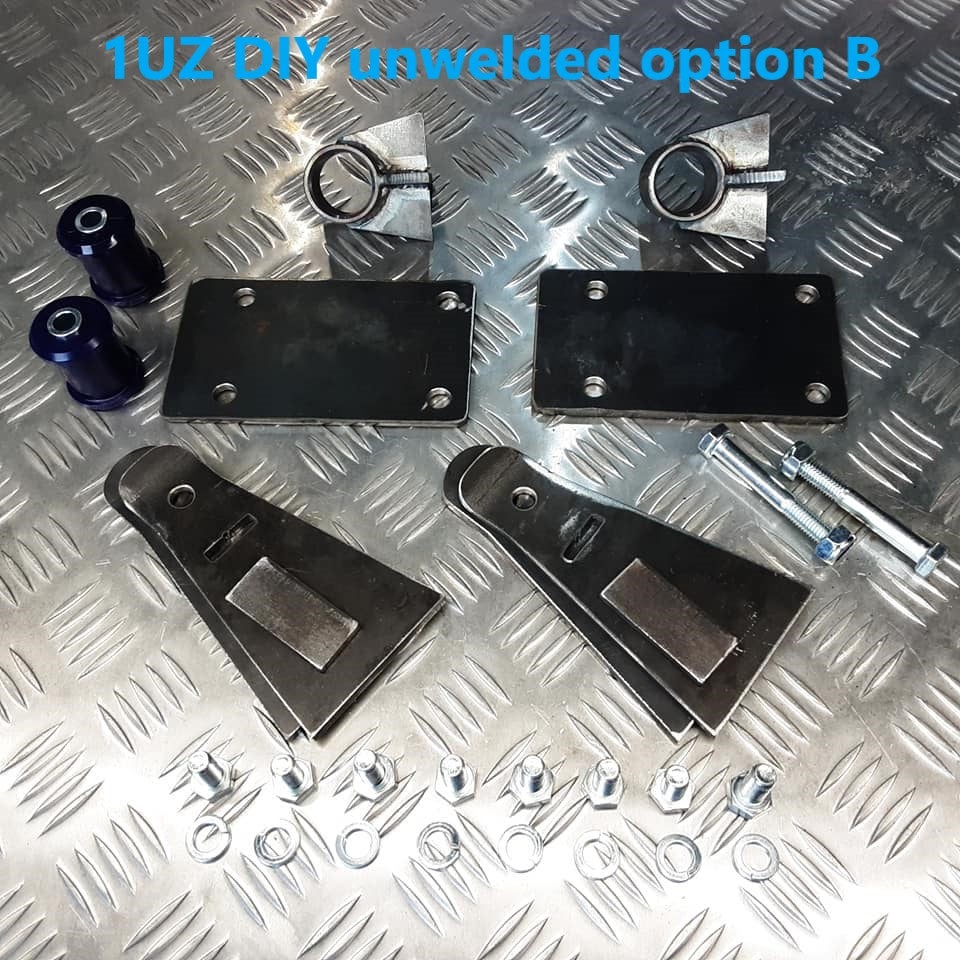 1UZ 1UZFE 3UZ 3UZFE universal DIY engine mount kit custom motor hot rod ...