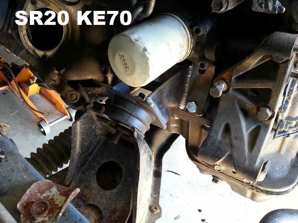 Toyota corolla KE70 sedan wagon panelvan SR20 SR20det engine conversion kit, swap kit mount ...