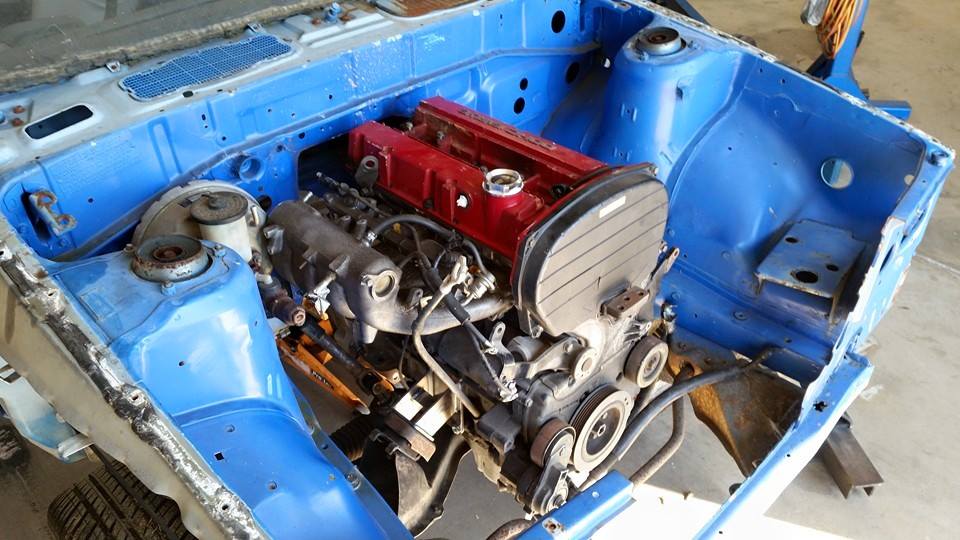 evo 4g63 ke70 ae71 corolla engine conversion kit custom swap motor ...