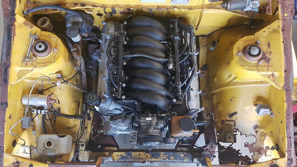 LS1 TE31 toyota corolla engine conversion swap kit V8 motor mounts | KE ...