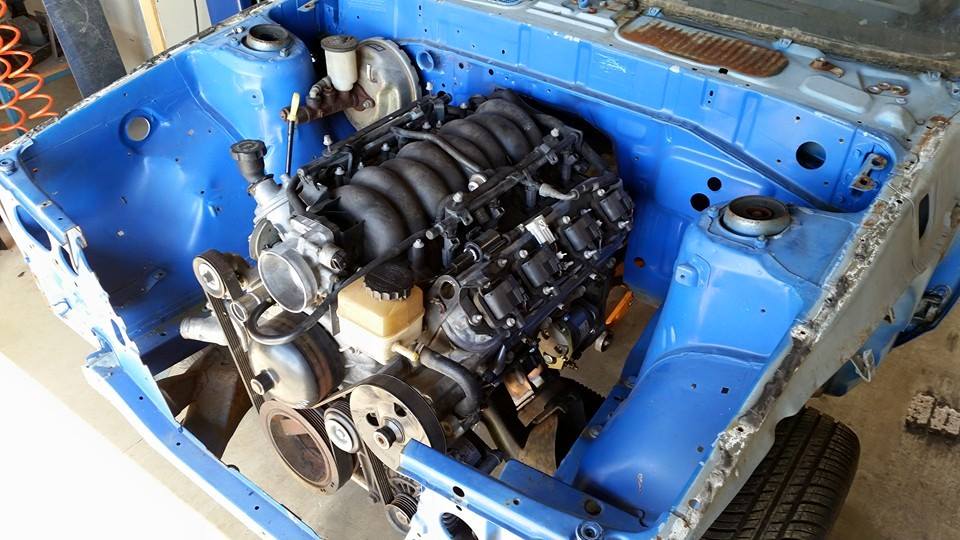 LS LS1 LS2 LS3 L98 LSA KE70 toyota corolla engine swap conversion mount ...