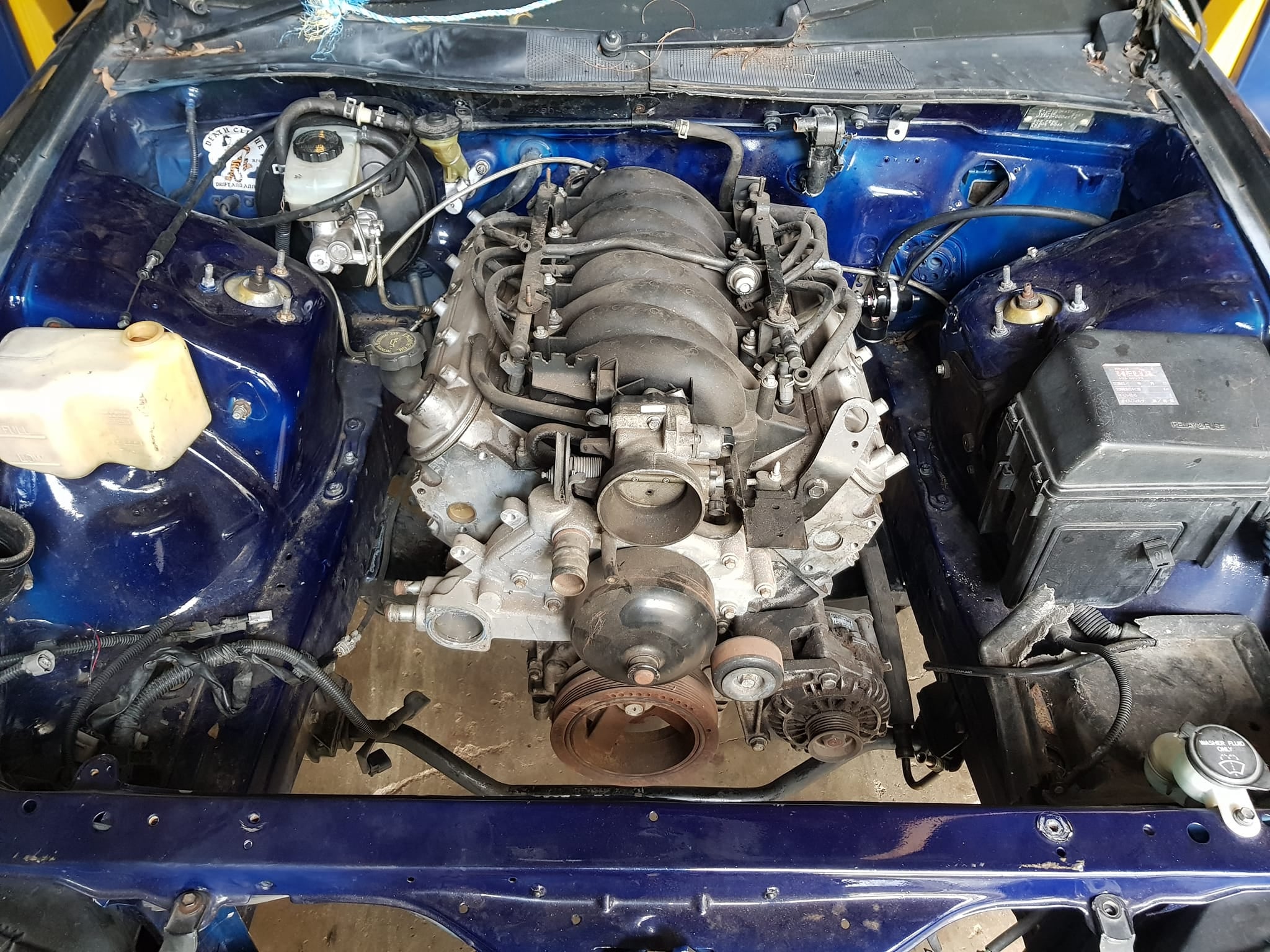 LS1 LS2 LS3 L98 toyota chaser JZX90 engine swap conversion mount kit ...