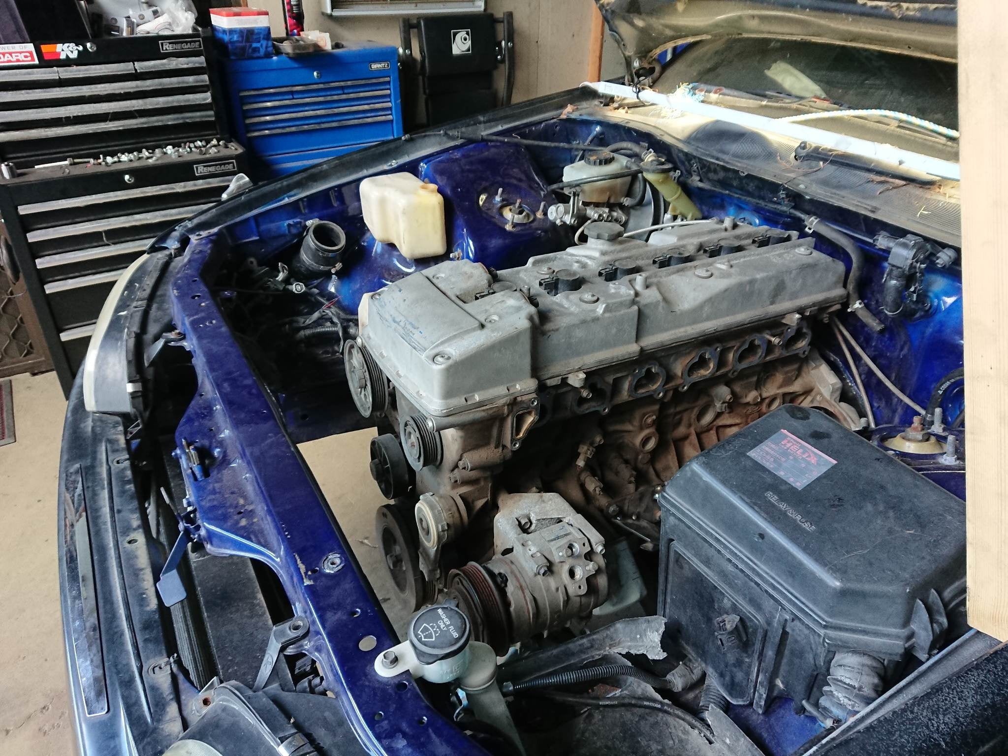 BARRA toyota chaser JZX90 engine swap conversion motor mounts hardened ...