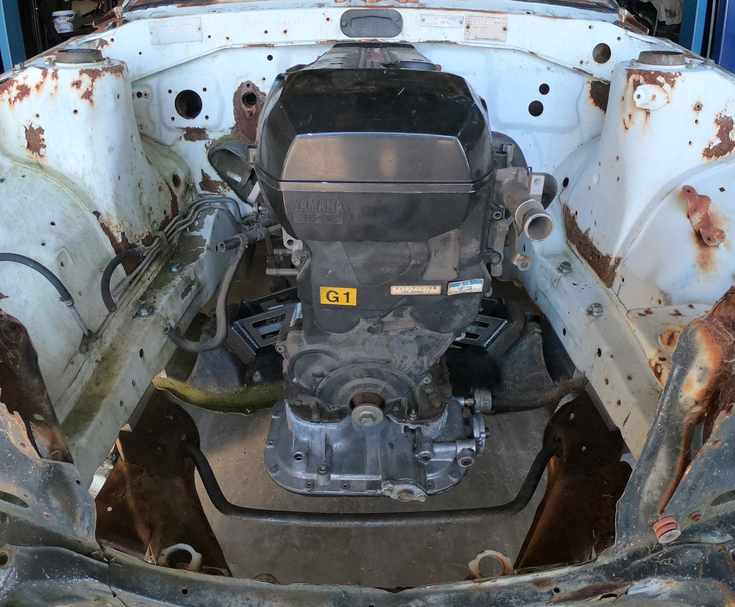 Toyota sprinter 3SGE BEAMS AE86 custom engine mounts swap kit ...