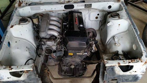 Toyota sprinter 3SGE BEAMS AE86 custom engine mounts swap kit ...