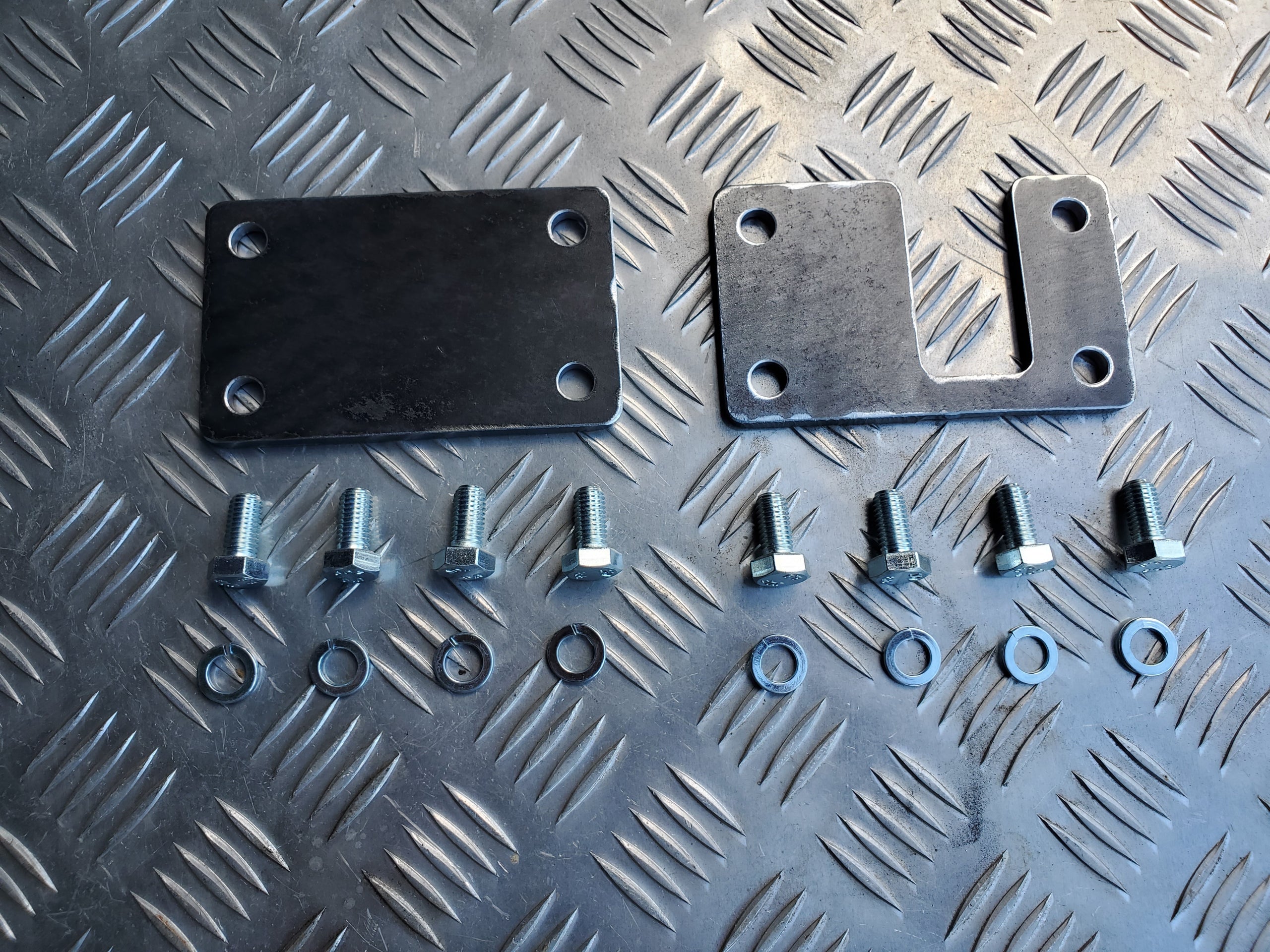 Toyota 1KZ steel engine plates DIY engine mount | KE Conversions