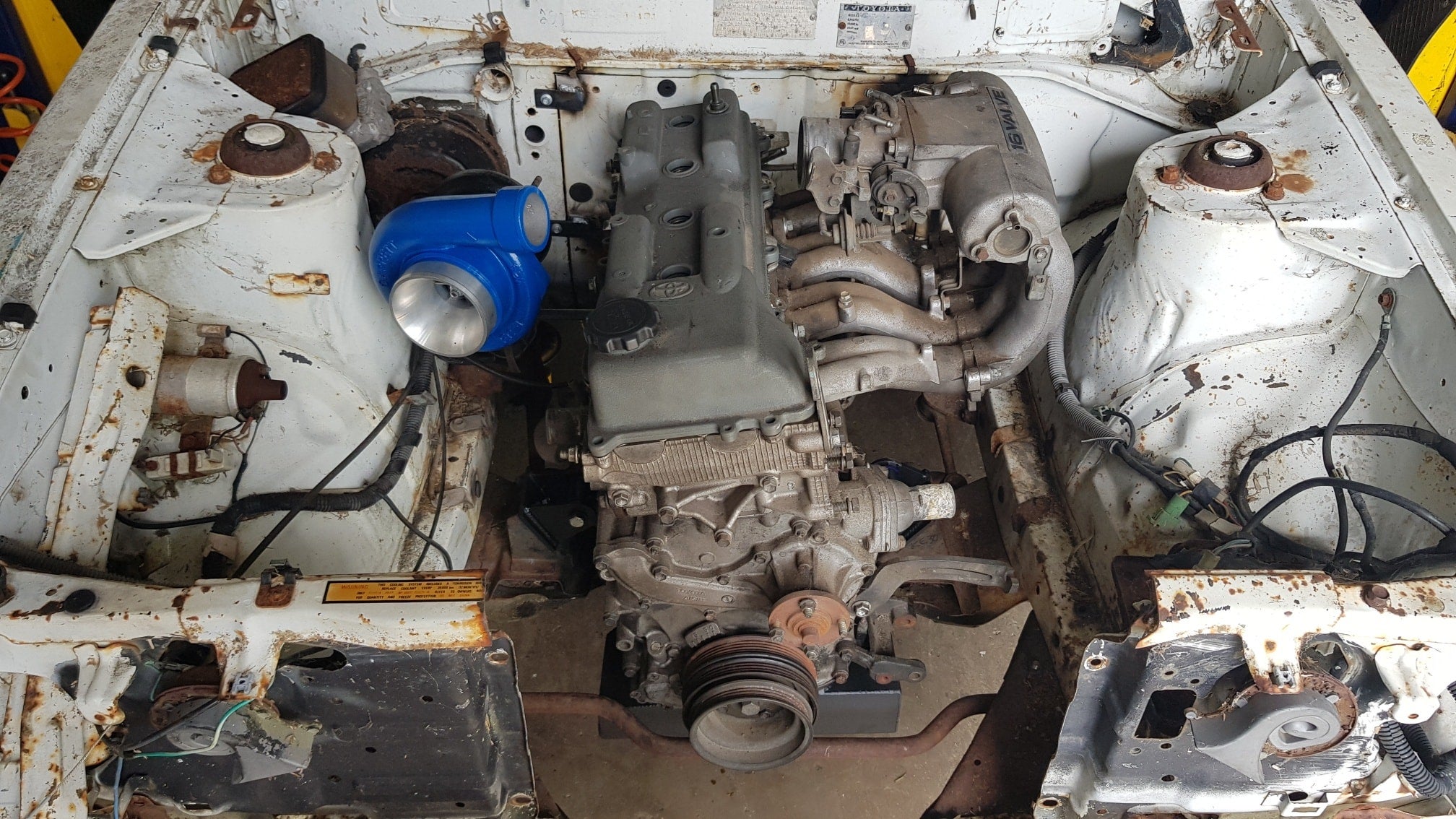 Toyota corolla KE30 KE35 KE38 KE55 3RZ 3RZFE tacoma engine conversion ...