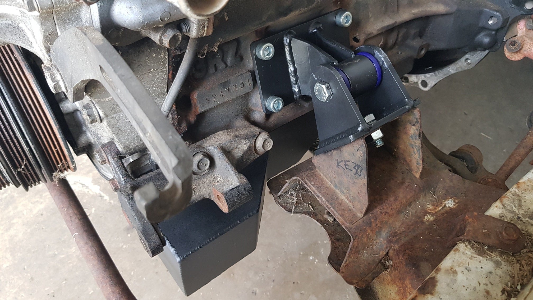 Toyota corolla KE30 KE35 KE38 KE55 3RZ 3RZFE tacoma engine conversion ...