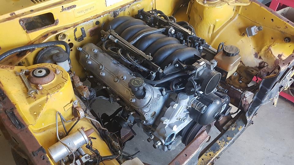 LS1 LS2 LS3 L98 toyota corolla engine conversion V8 swap kit | KE ...