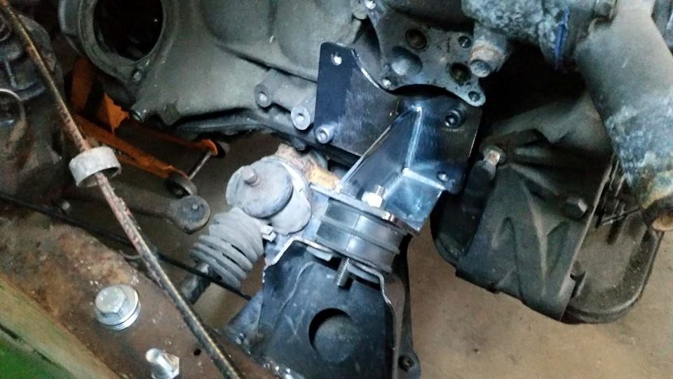 SR20 into RA23 with KE70 crossmember and rack and pinion conversion ...